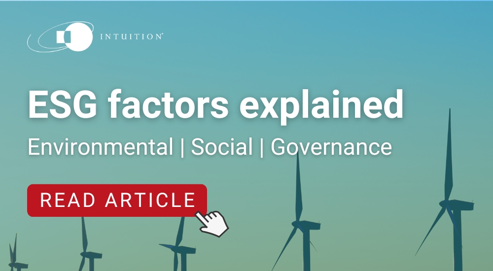 ESG Factors Explained Environmental Social Governance Intuition
